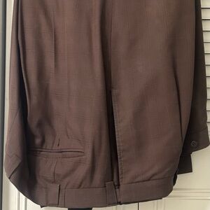 Falcone | Suits & Blazers | Rich Chocolate Brown Formal Suit With ...